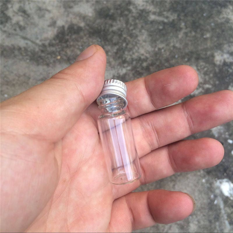 100pcs 4ml 16x40x8mm Mini Glass Bottles Jewelry Packing Cute | Etsy