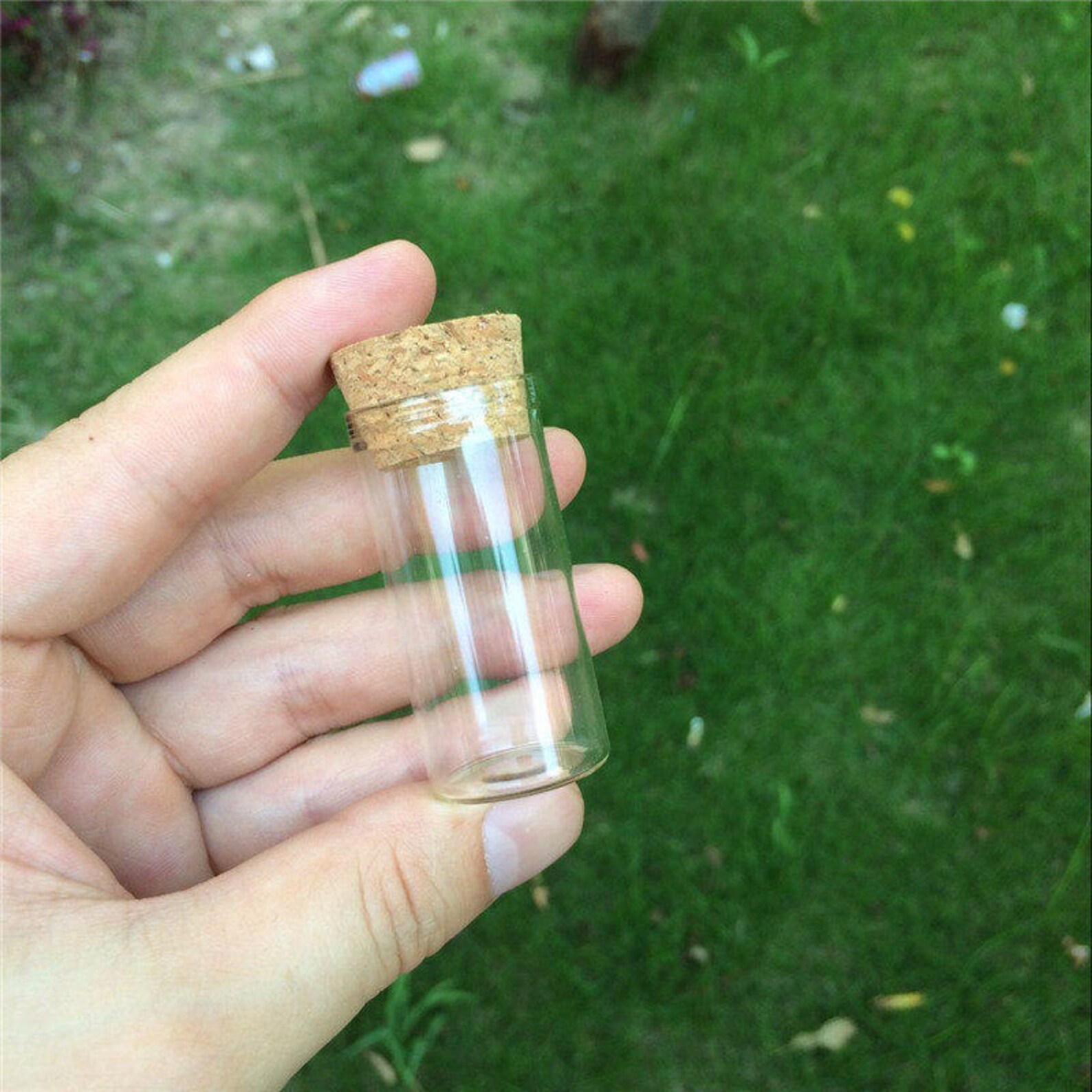 24pcs 24x50x21.5mm 12ml Mini Glass Vials Jars Bottle With Cork - Etsy