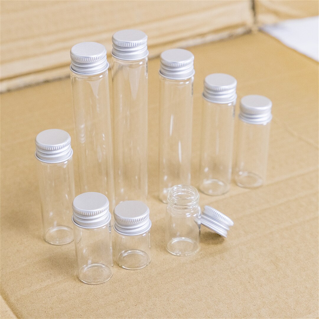 10 Pieces 5ml/6ml/8ml/10ml/12ml/15ml/20ml/25ml/30ml Glass - Etsy
