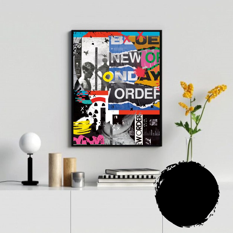 New Order Poster Music Artwork Print. Original Designs - Etsy