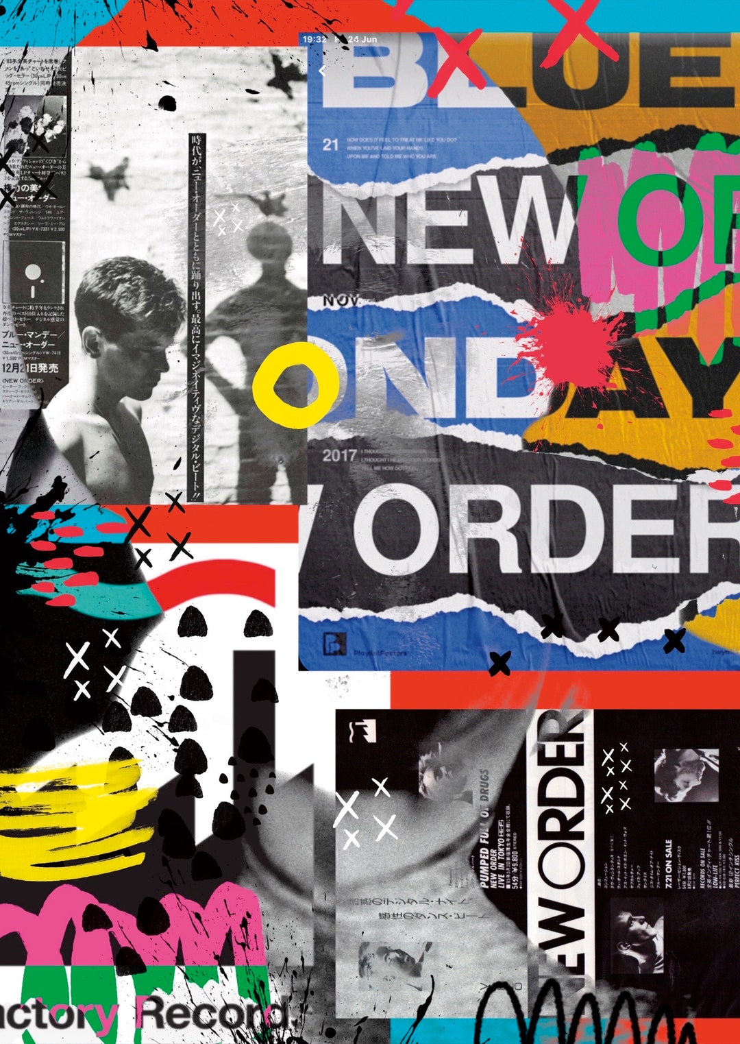 New Order Poster Music Artwork Print. Original Designs - Etsy