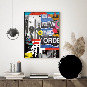 New Order Poster Music Artwork Print. Original Designs - Etsy