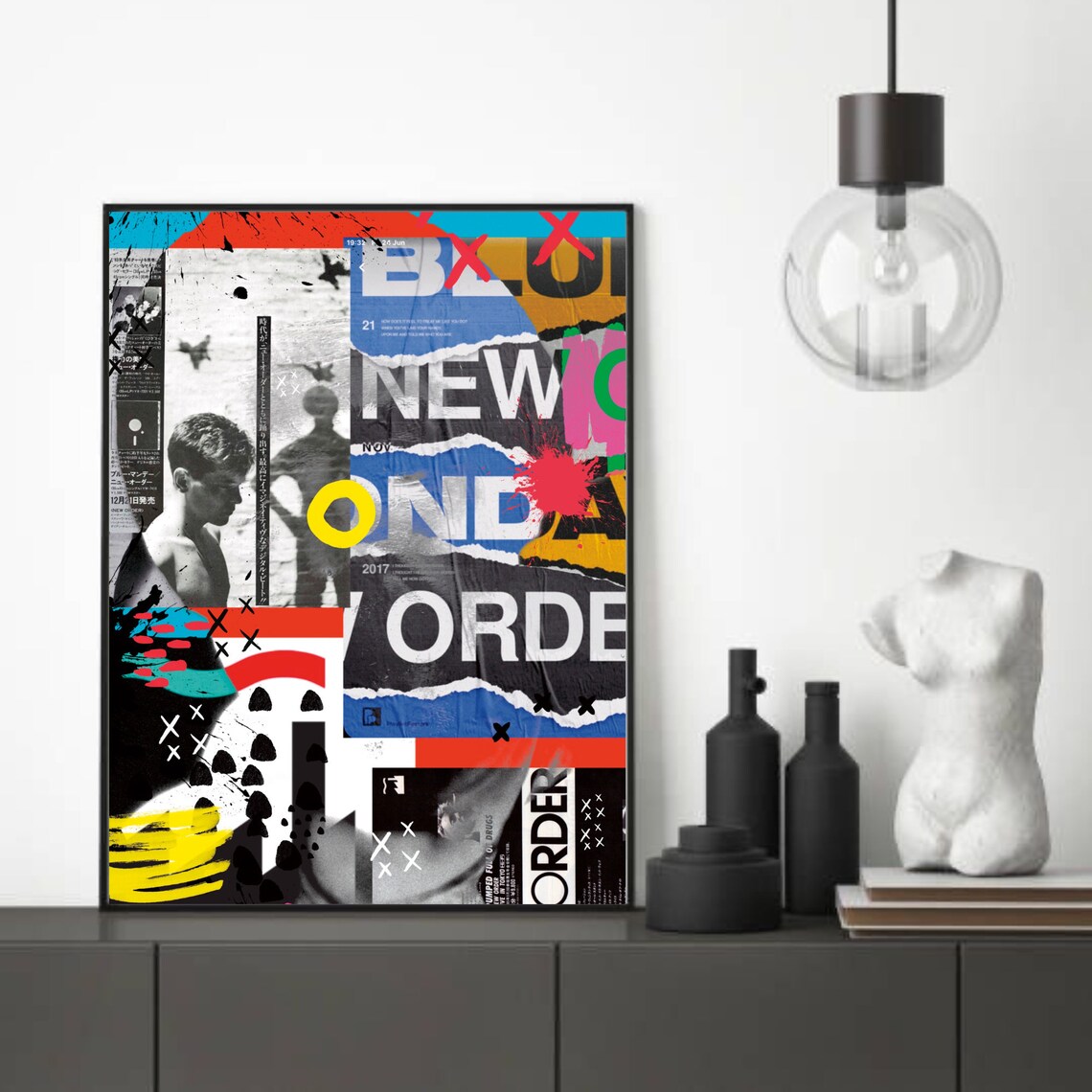 New Order Poster Music Artwork Print. Original Designs - Etsy