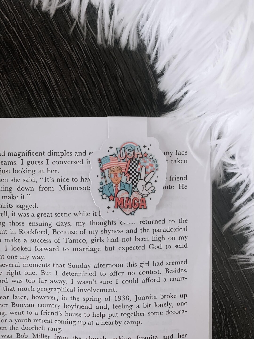 Usa Maga 2024 Magnetic Bookmark Voting Political Magnetic Bookmark ...