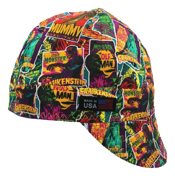 Welding Cap Horror Movie Frankenstein Wolfman Mummy Old - Etsy