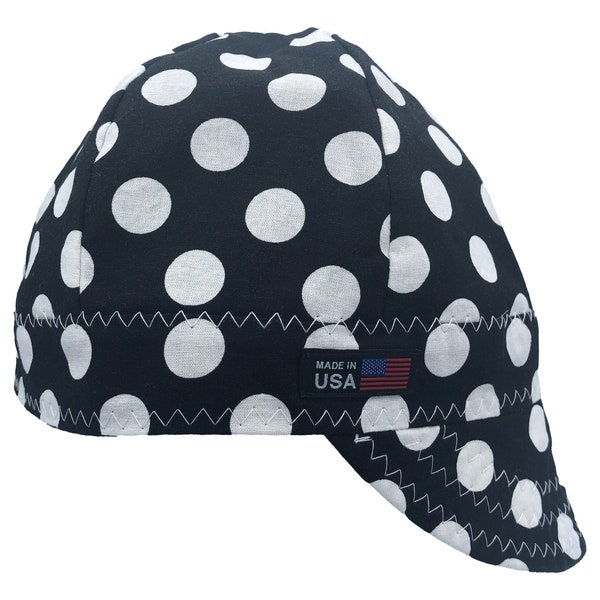 White Polka Dot Hat - Etsy