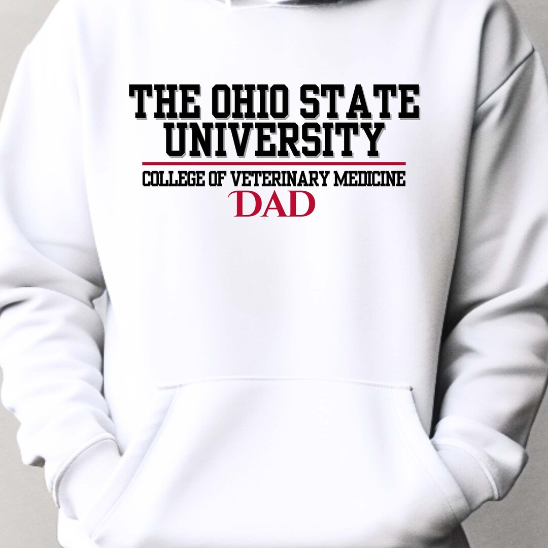 Ohio State University College of Veterinary Medicine Dad Hoodie ...