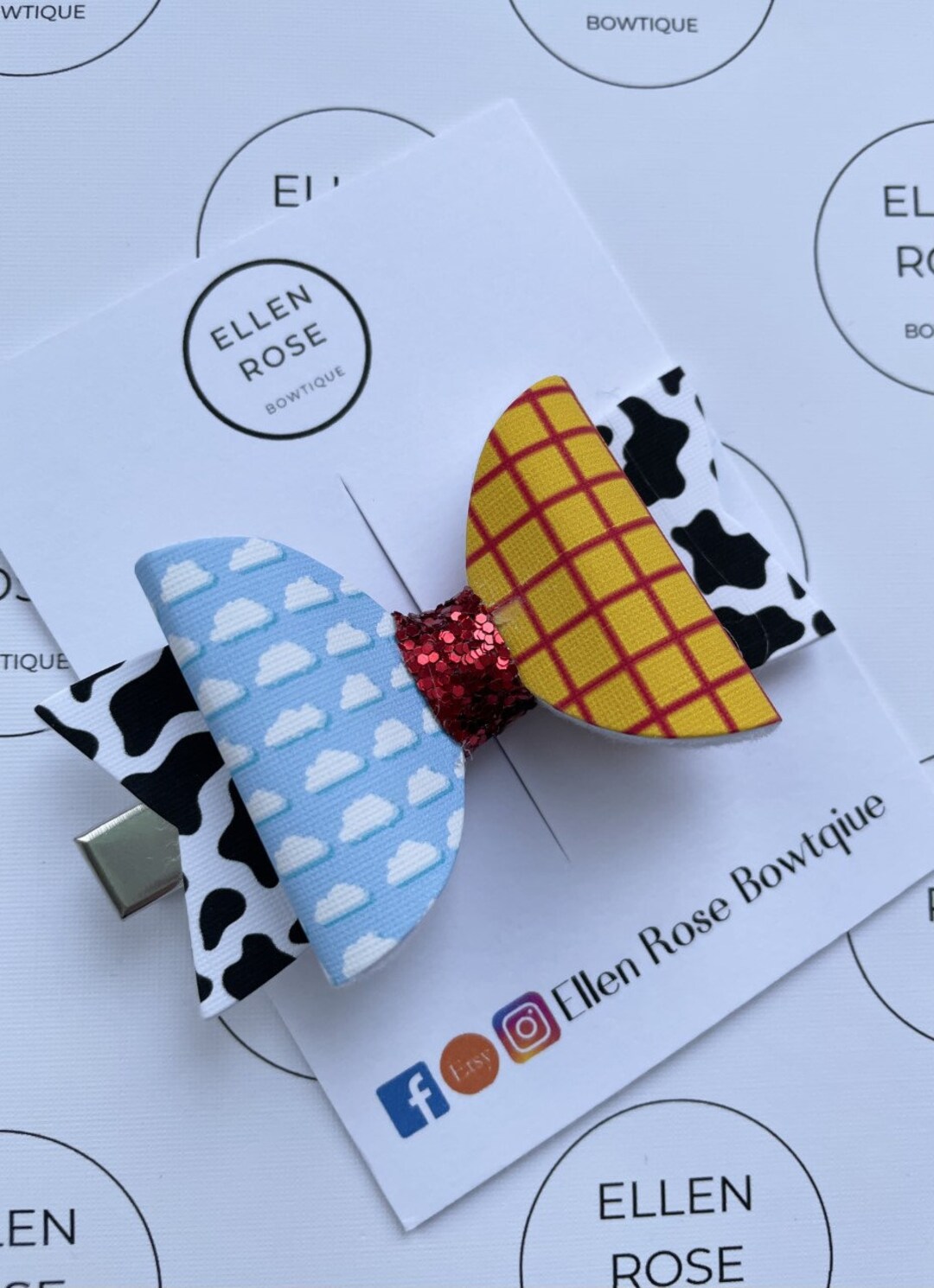 Toy Story Hair Bow, Toy Story Inspired Hair Bow, Woody Hair Bow, Jessie ...