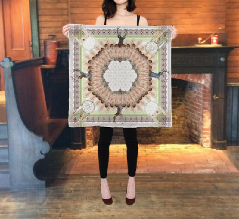 Silk Alter Cloth, Imbloc Altar Cloth, Pagan Wheel of the Year ...