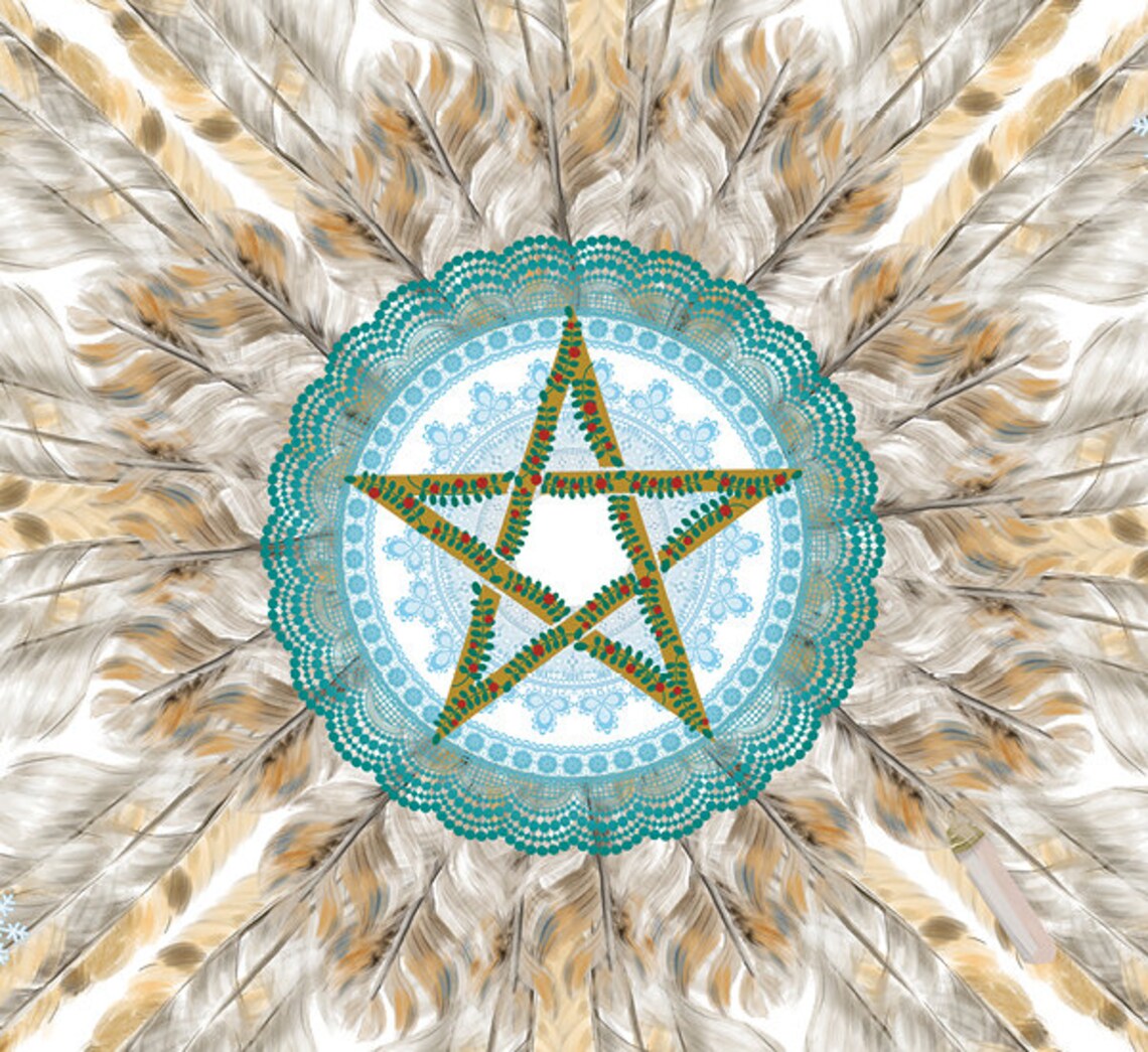 Silk Altar Cloth Yule Altar Cloth Pagan Wheel of the Year - Etsy UK