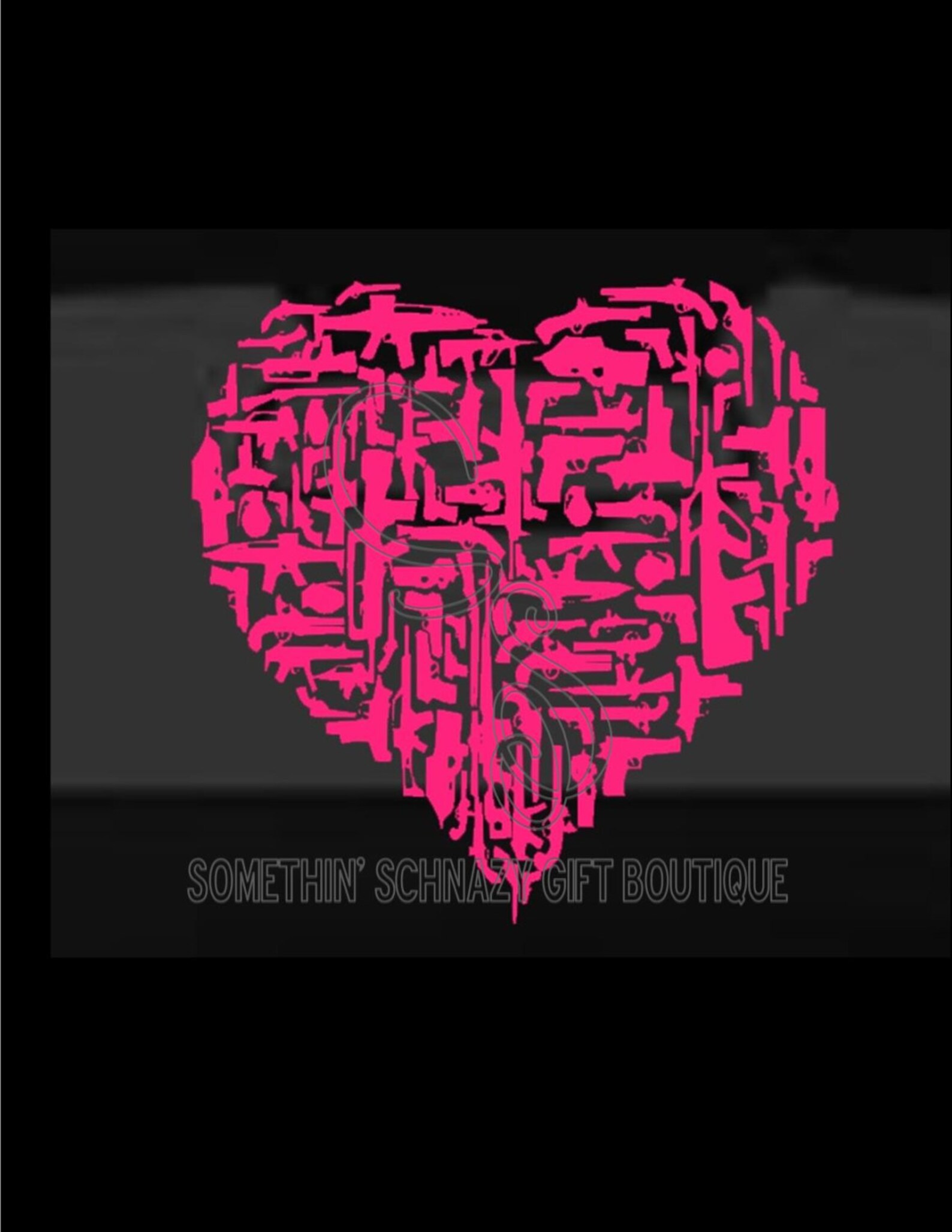 Heart Filigree Car Decal Love for Guns Car Decal Laptop | Etsy