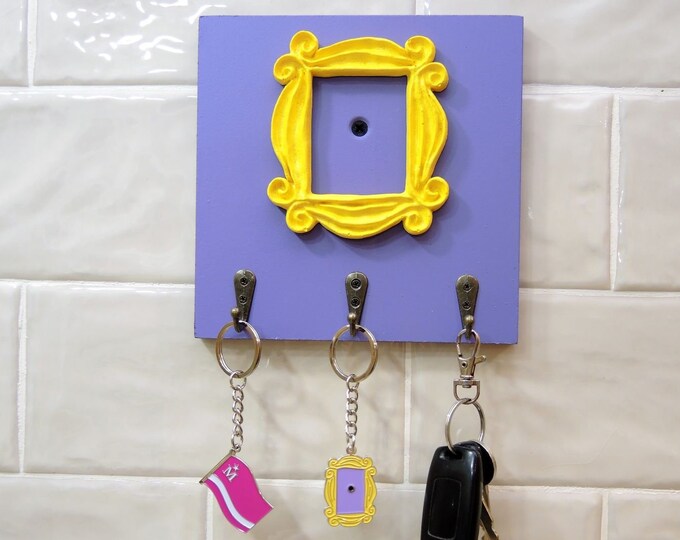 FRIENDS tv show friends peephole frame Wall Mounted Key Holder friends ...