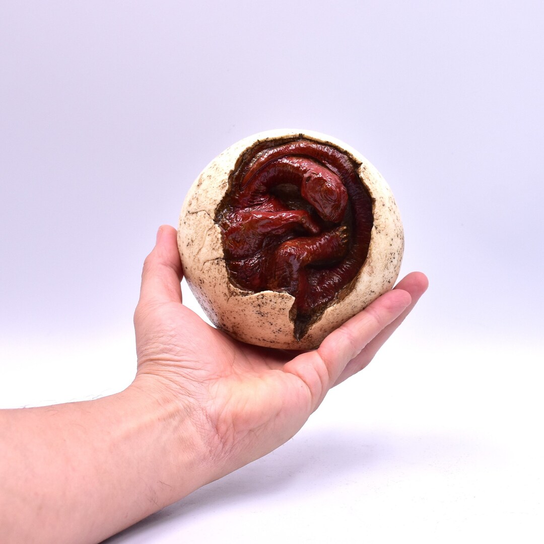 Baby Dinosaur Egg Fossil Decor Replica Prop Gift Animal Statue Figurine ...