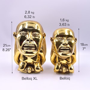 BELLOQ Edition Indiana Jones Golden Fertility Idol 1:1 Gold-plated ...