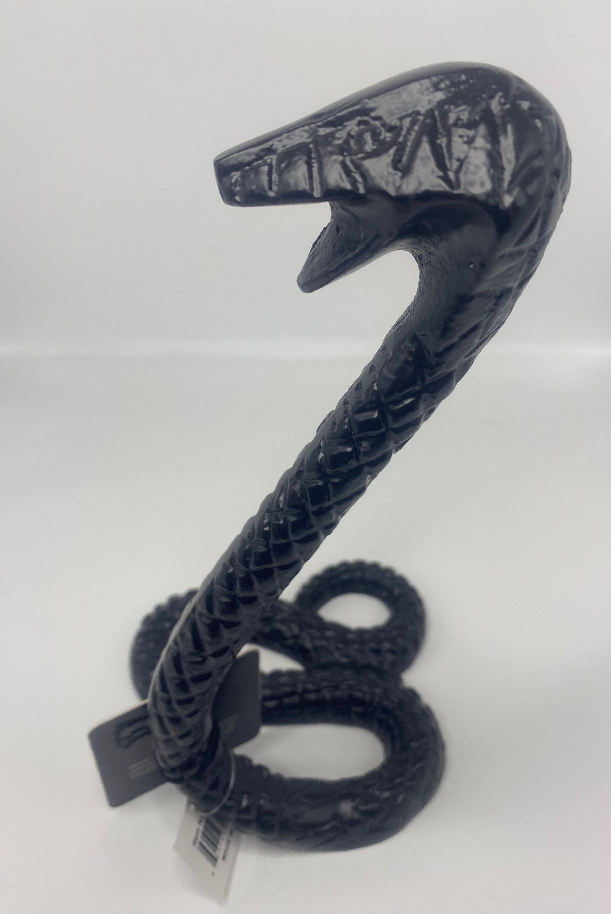 Black Metal Cobra Statue - 10 Inches- Made in India - NWT - Etsy