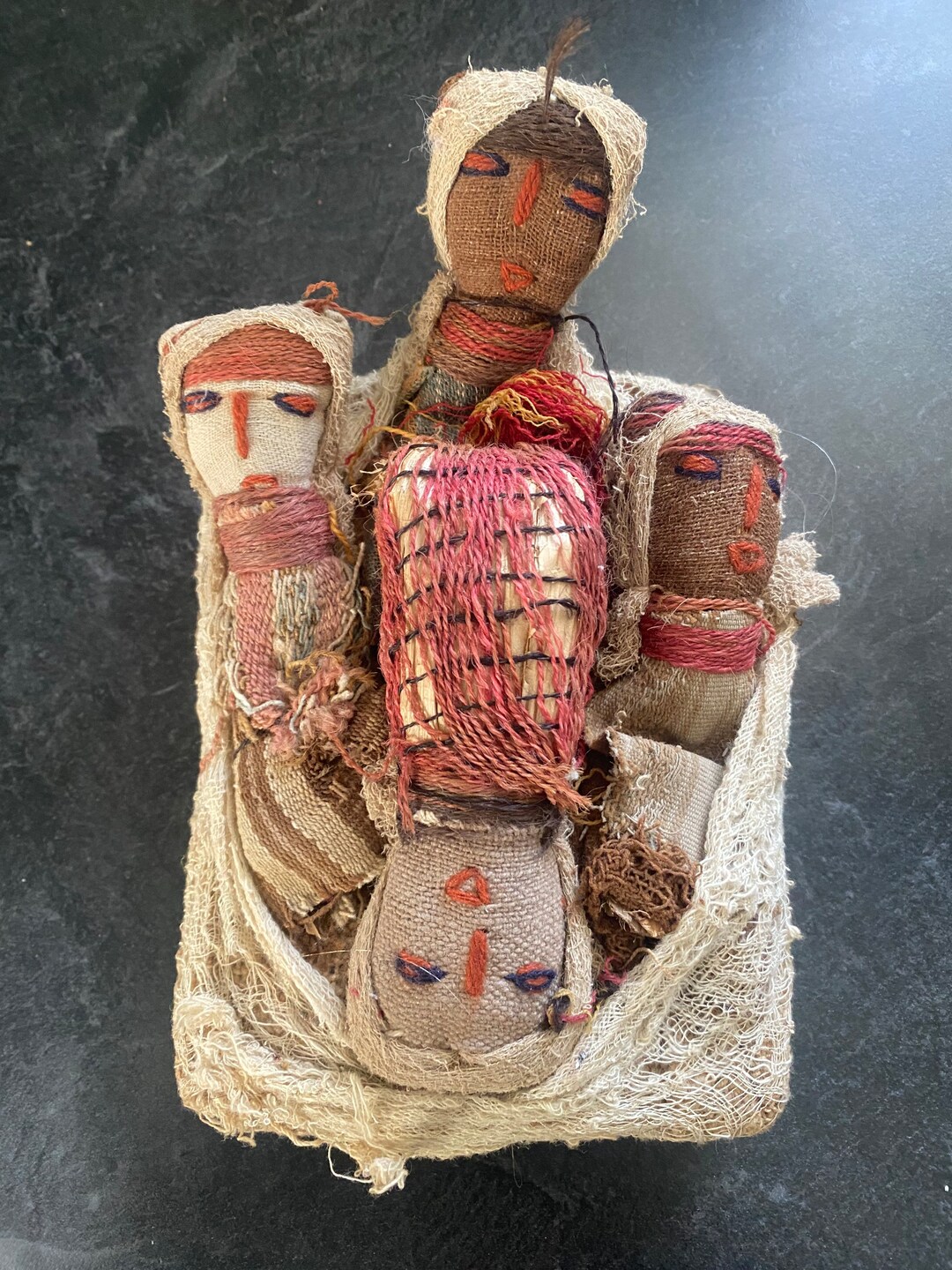 Antique Chancay Peruvian Burial Dolls Peruvian Root Dolls From Chancay ...