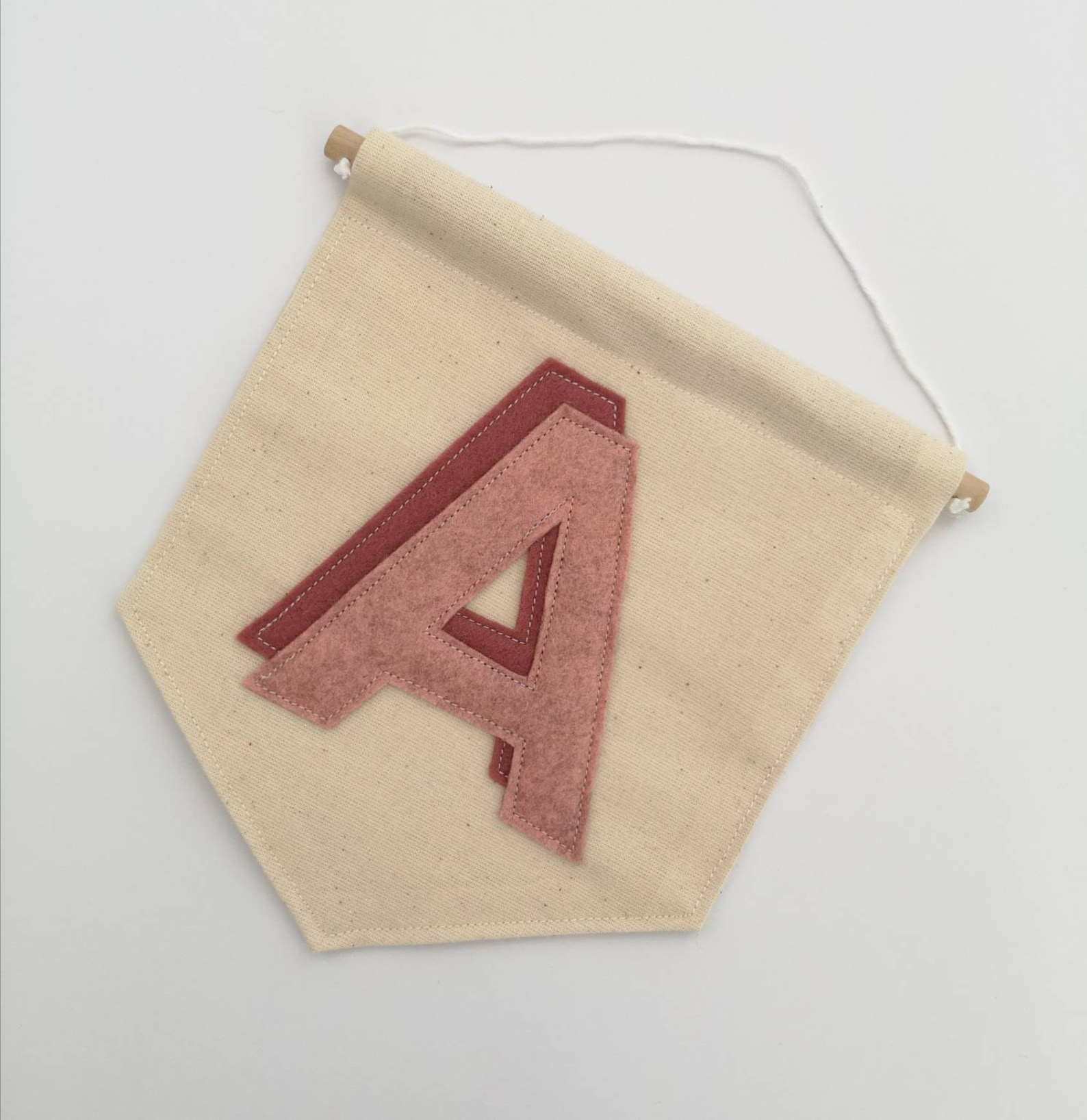 Initial Banner, Personalised Initial, A - Z Wall Hanging, Letter Art ...