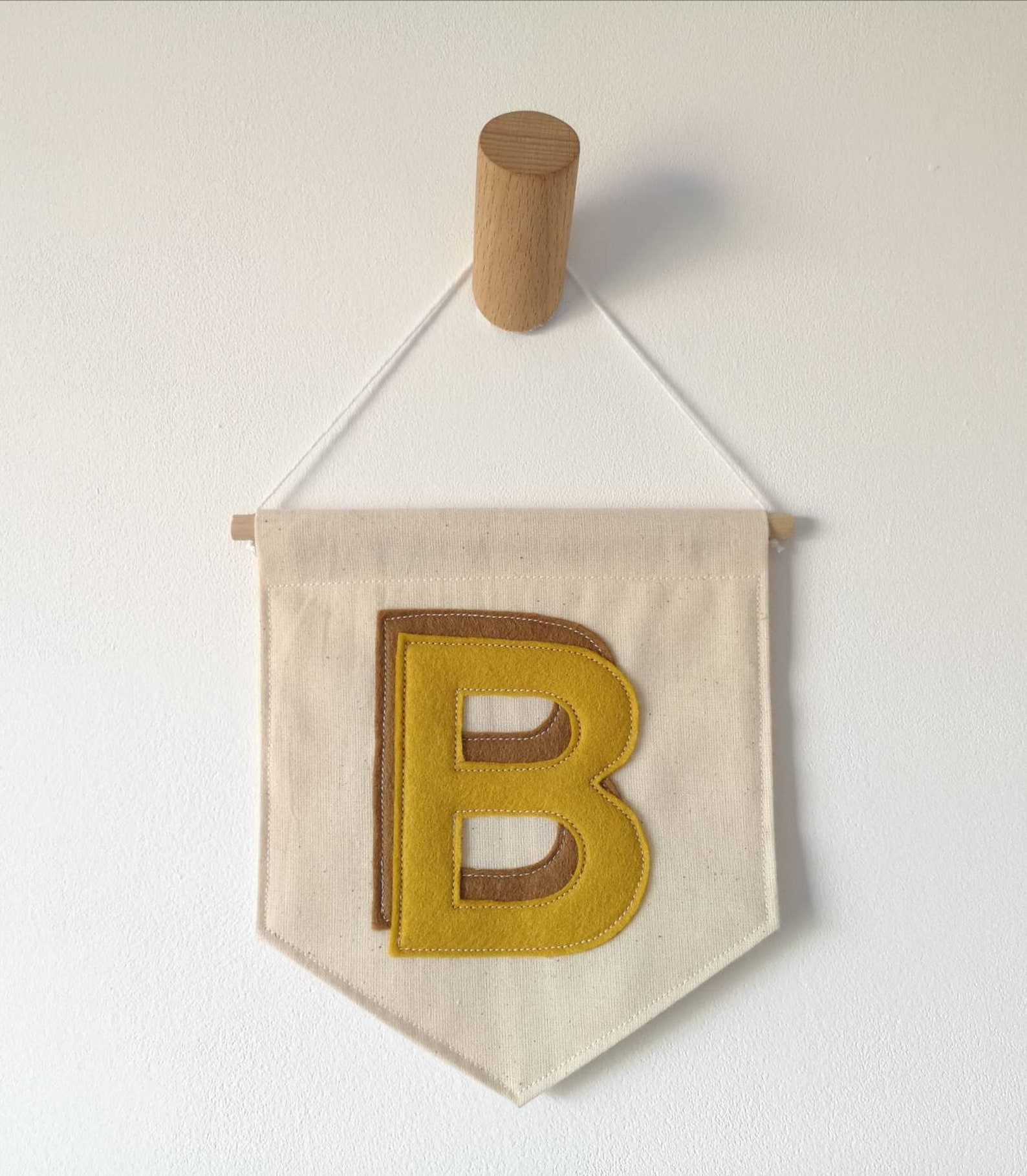 Initial Banner, Personalised Initial, A - Z Wall Hanging, Letter Art ...