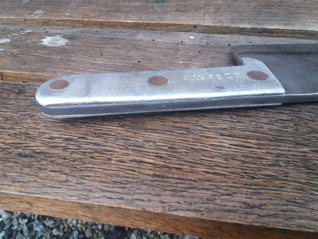 Professional French Butchers Meat Cleaver Chopper Iron Kitchen - Etsy