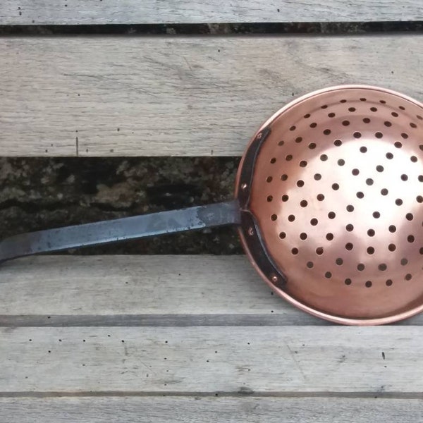 Copper Colander - Etsy