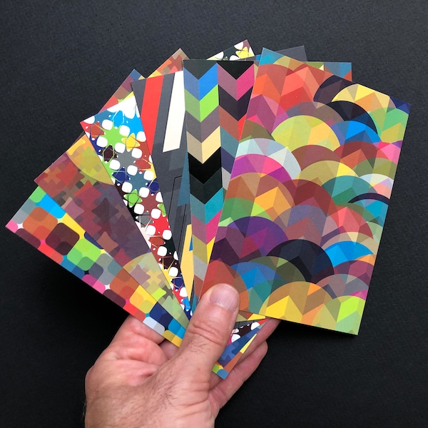 Abstract Postcard - Etsy