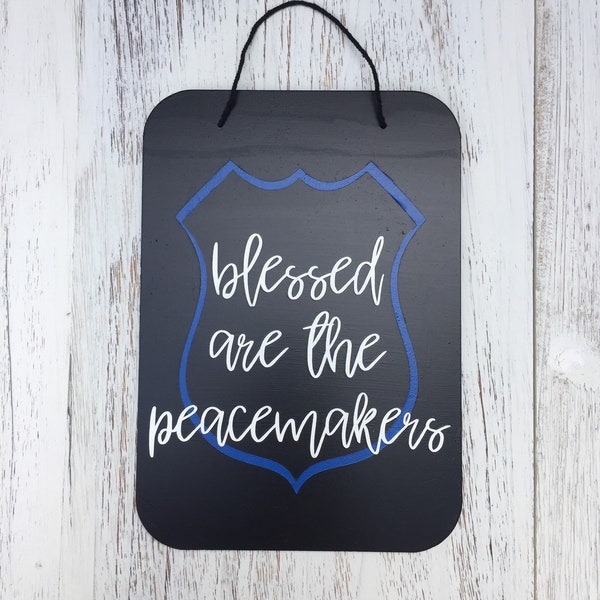 Blessed Are the Peacemakers Sign - Etsy
