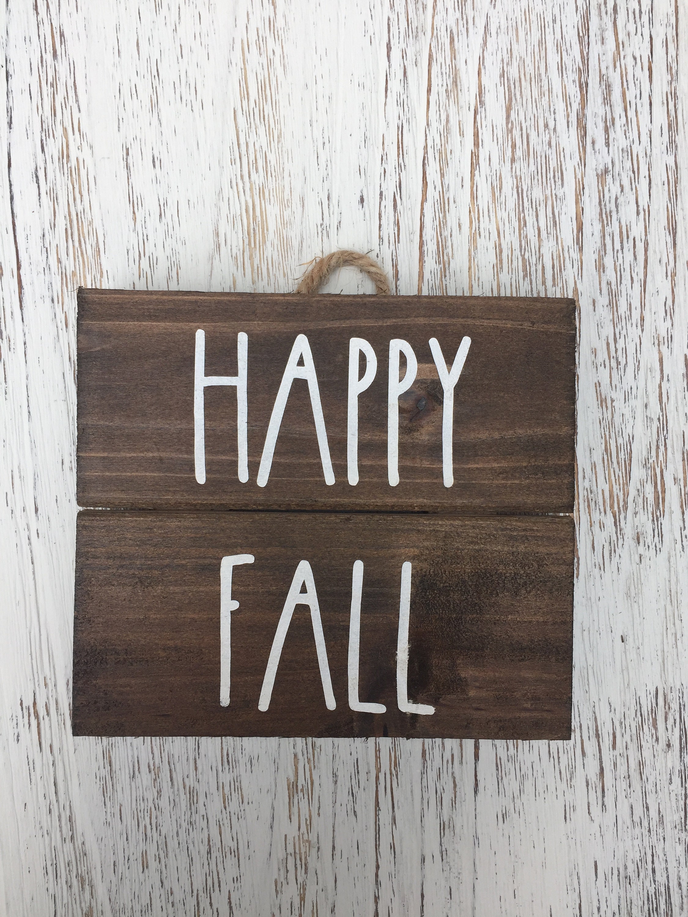 Happy Fall Mini Pallet Sign, Rae Dunn Happy Fall Sign, Happy Fall Sign ...