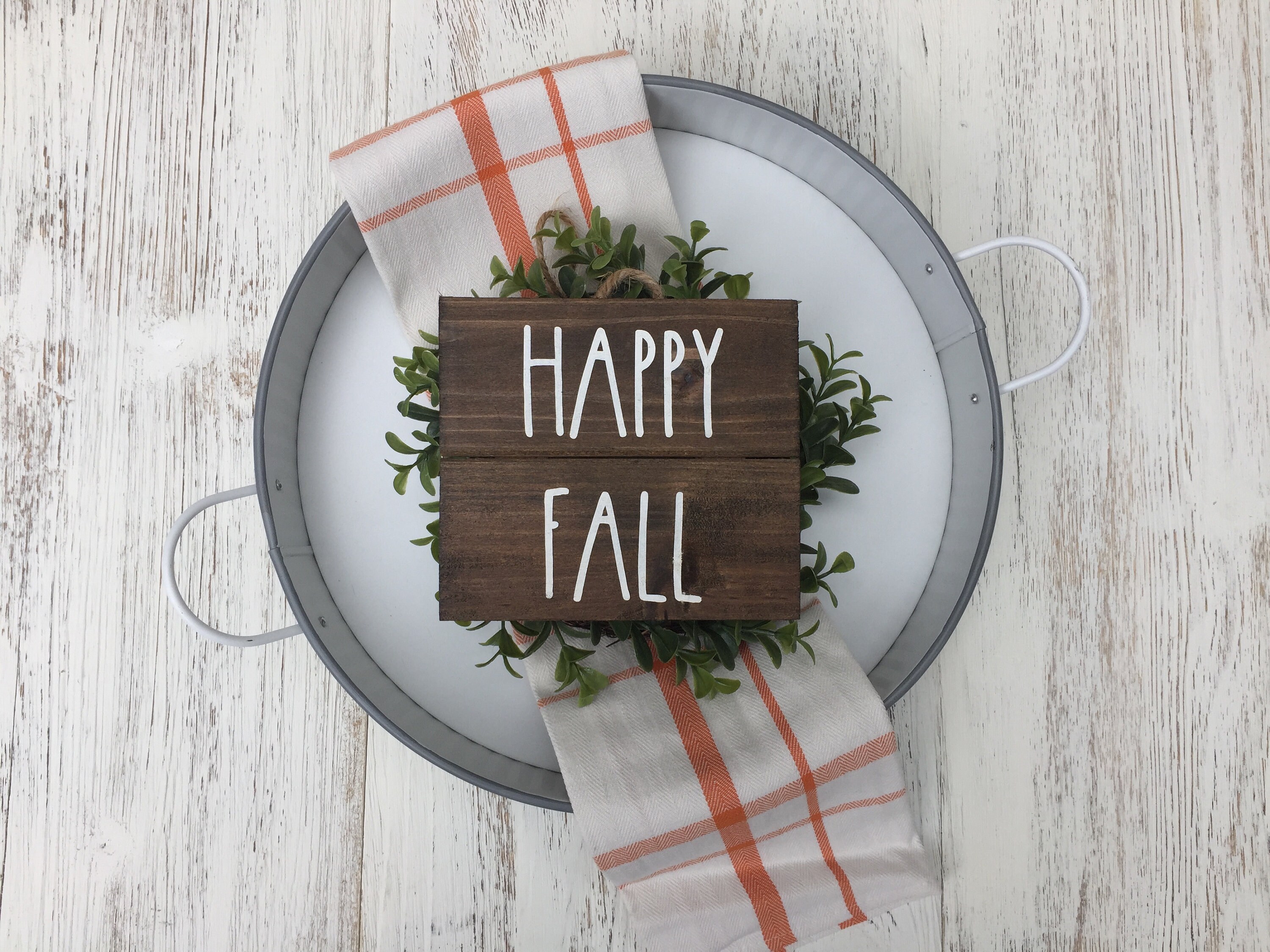 Happy Fall Mini Pallet Sign, Rae Dunn Happy Fall Sign, Happy Fall Sign ...
