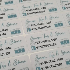 Custom Instagram Facebook Snap Tag and Share Social Media - Etsy