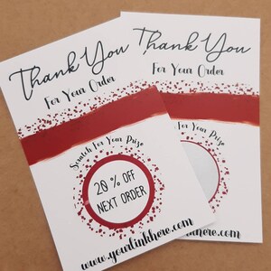 Personalised Custom Scratch Card, Discount Card, Offer Cards - Etsy