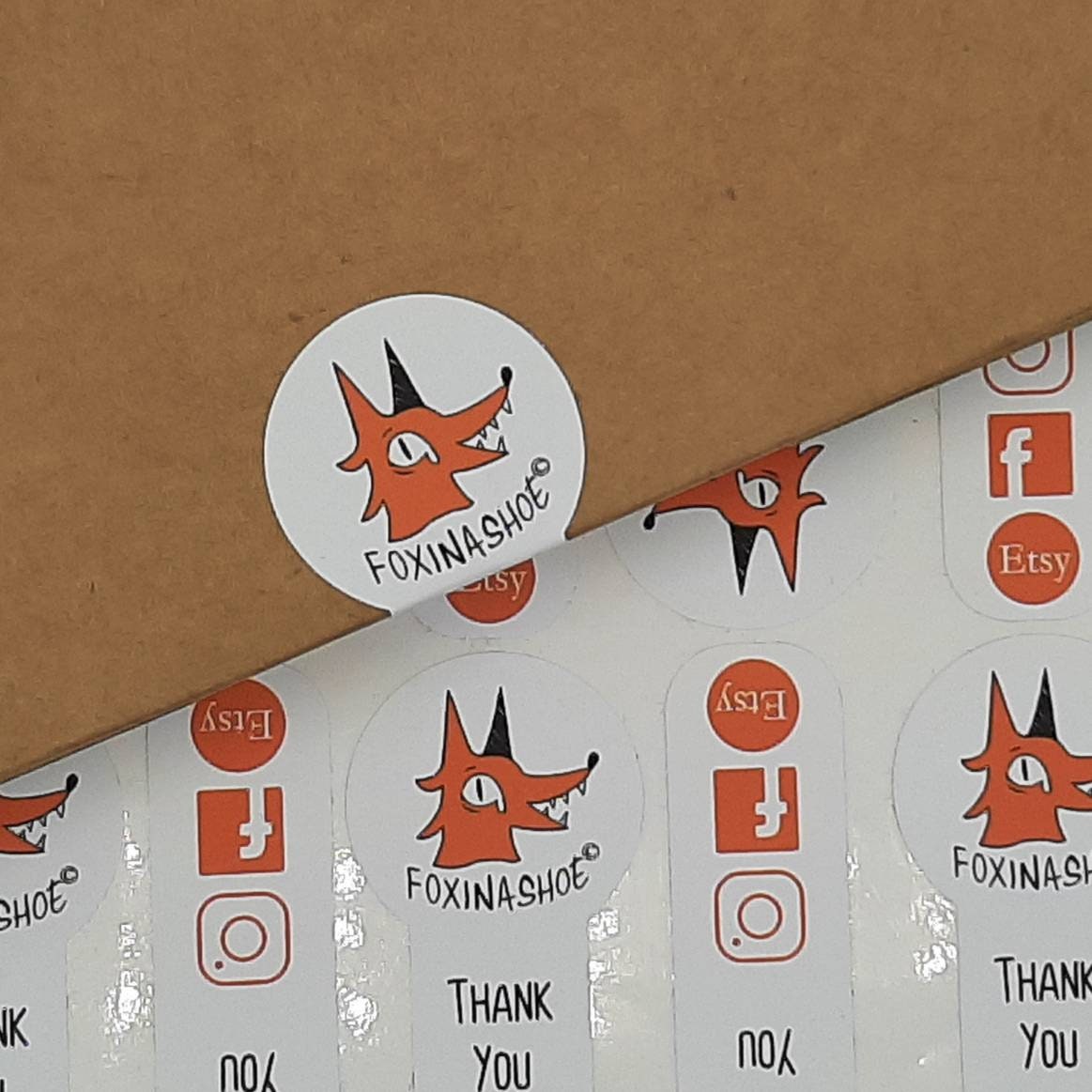 TENNER TUESDAY Logo Box Seals and Logo Stickers - Etsy UK