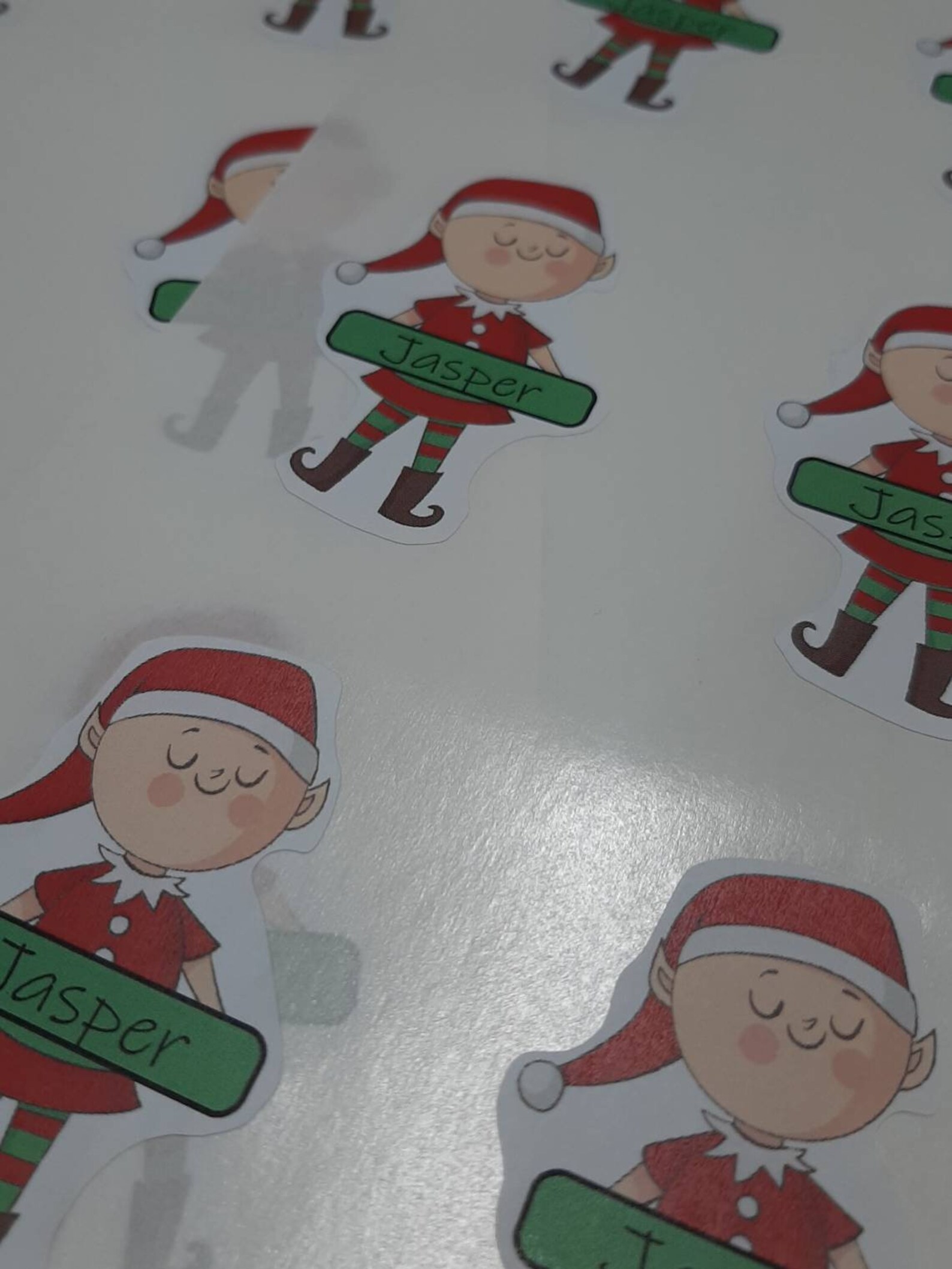 Christmas Gift Personalised Stickers Labels Elf Labels Custom - Etsy