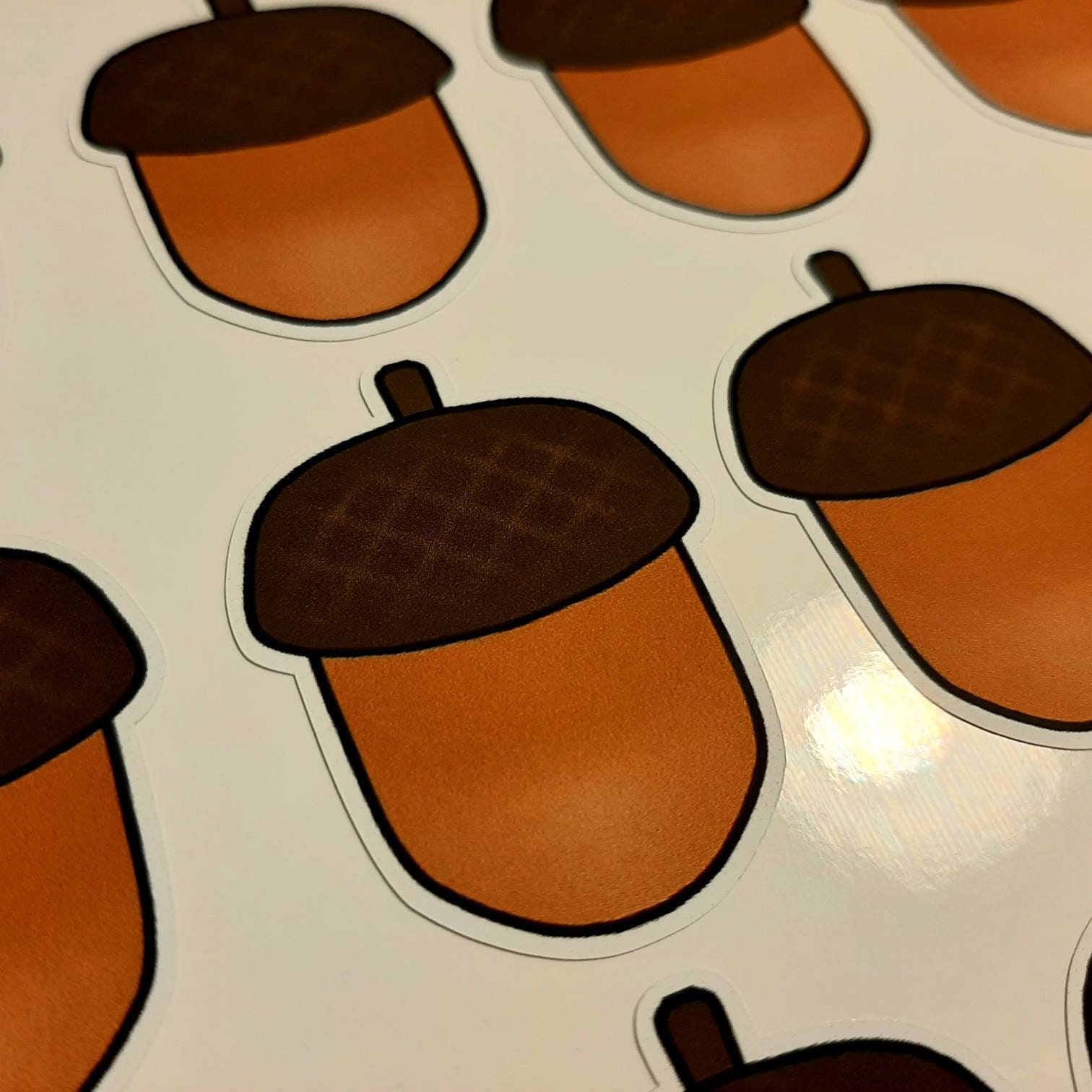 Cute Kawaii Acorn Stickers Labels Vinyl Stickers Postage | Etsy UK