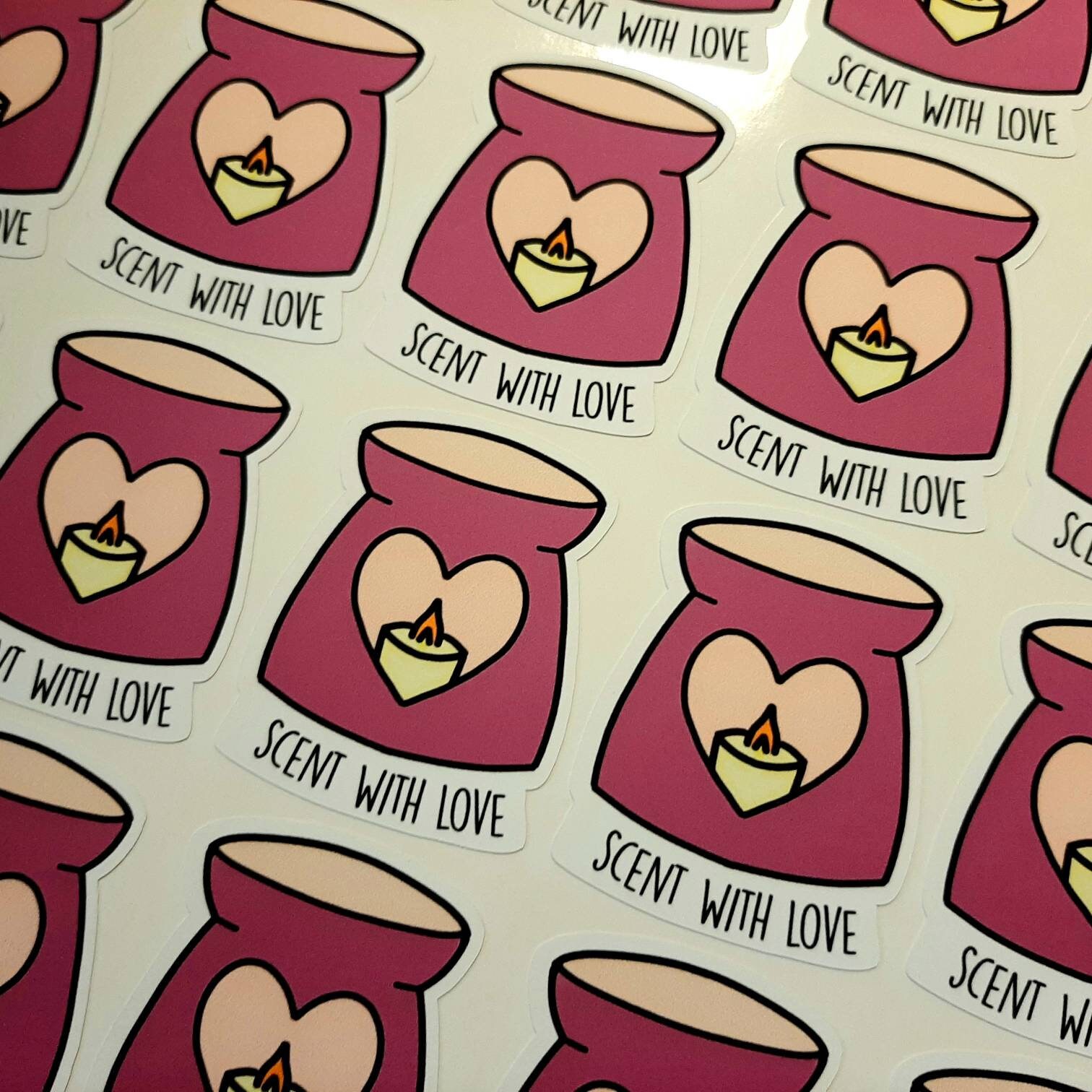 Scent With Love Postage Stickers Wax Melt Stickers Happy Post | Etsy