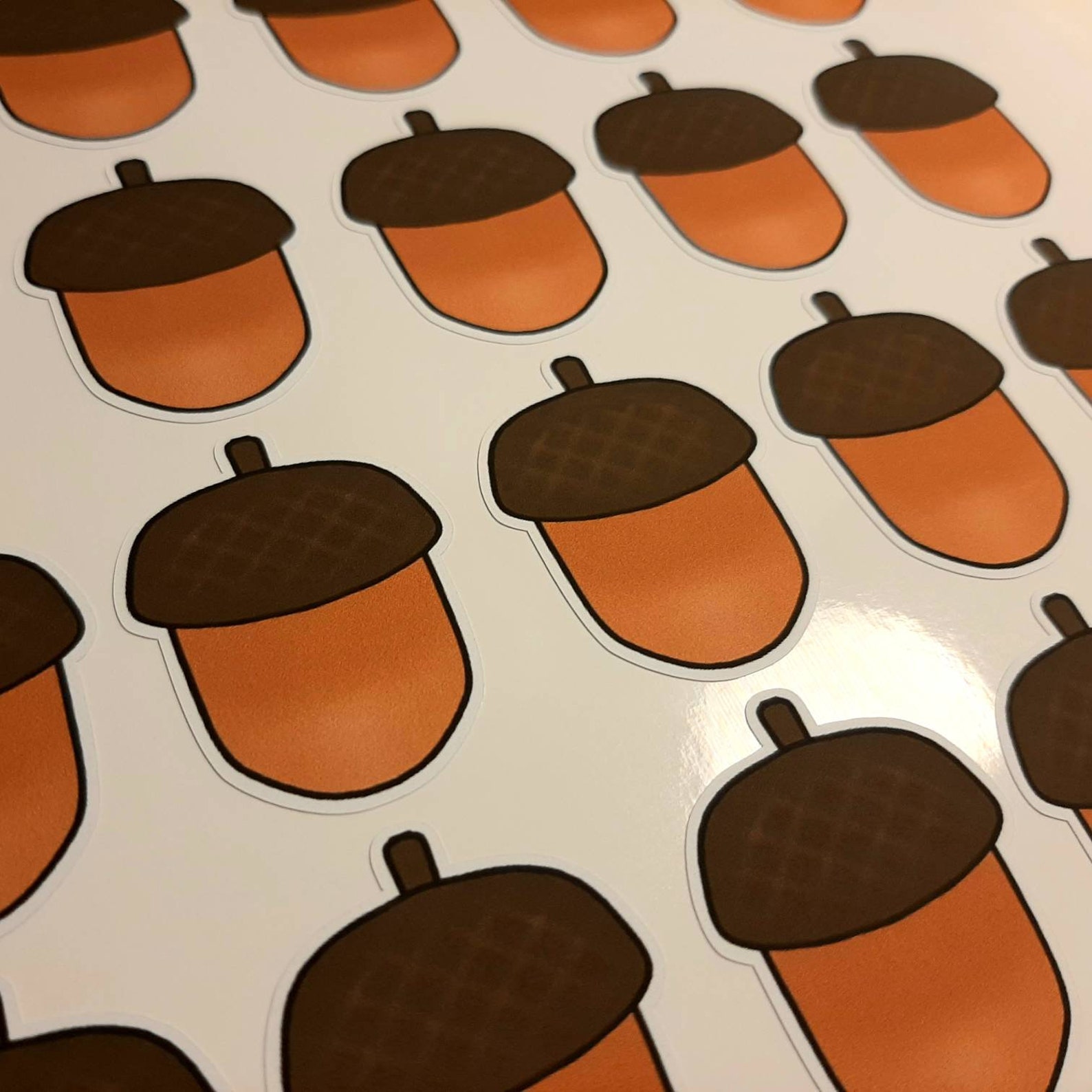 Cute Kawaii Acorn Stickers Labels Vinyl Stickers Postage | Etsy UK
