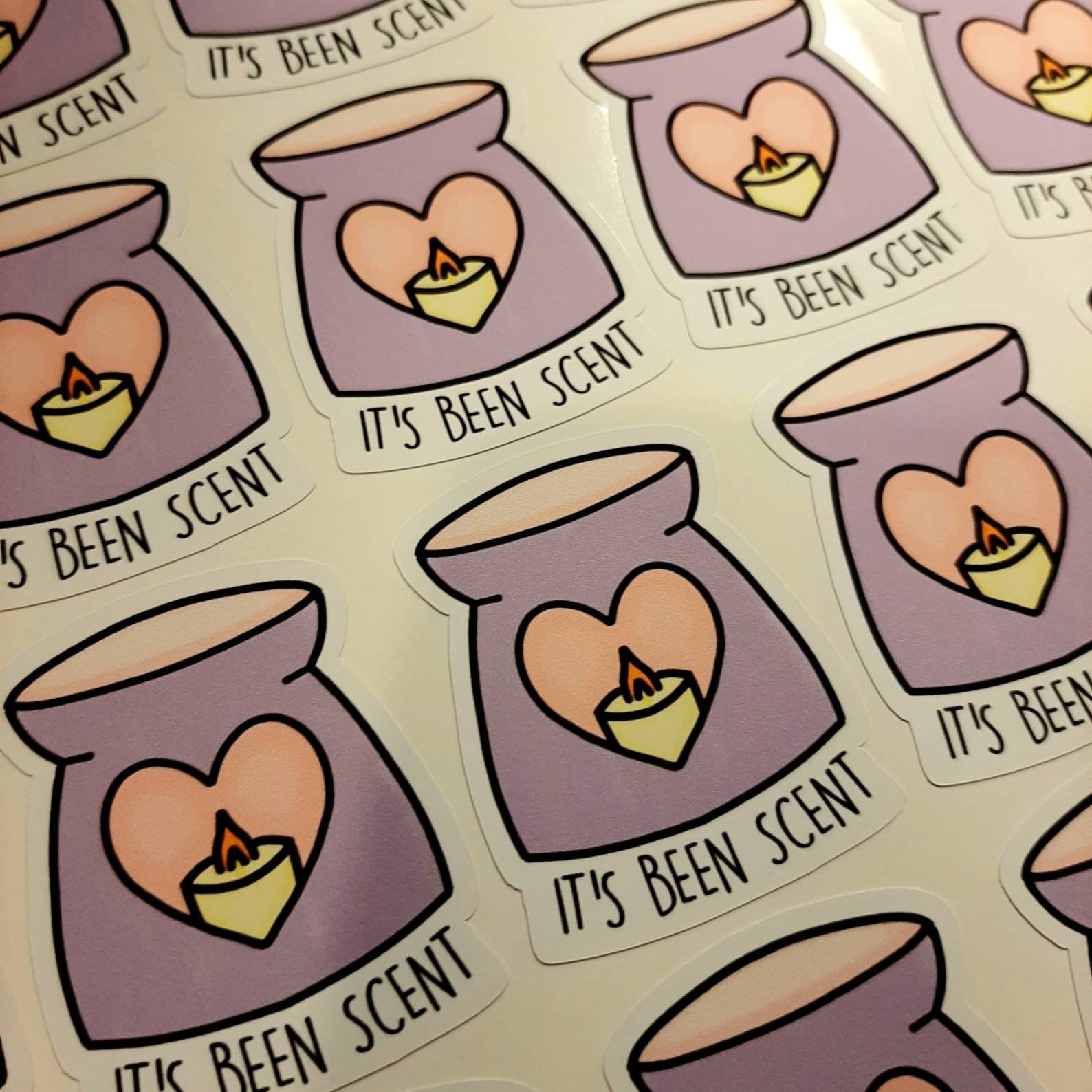 Die Cut Wax Melt Burner. Stickers. It's Been Scent Cute - Etsy