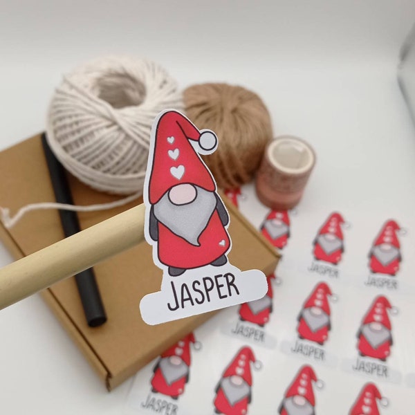 Personalised Gonk Stickers - Etsy UK