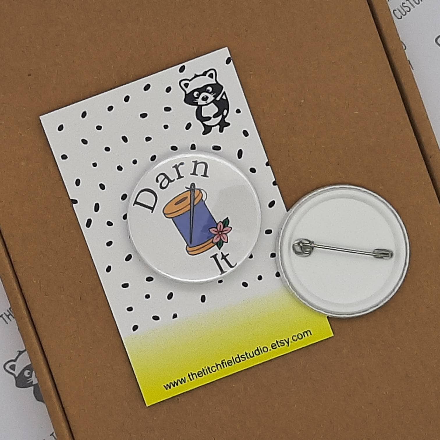 Funny pin badges/magnet. Darn it .Badge Cute badge funny | Etsy