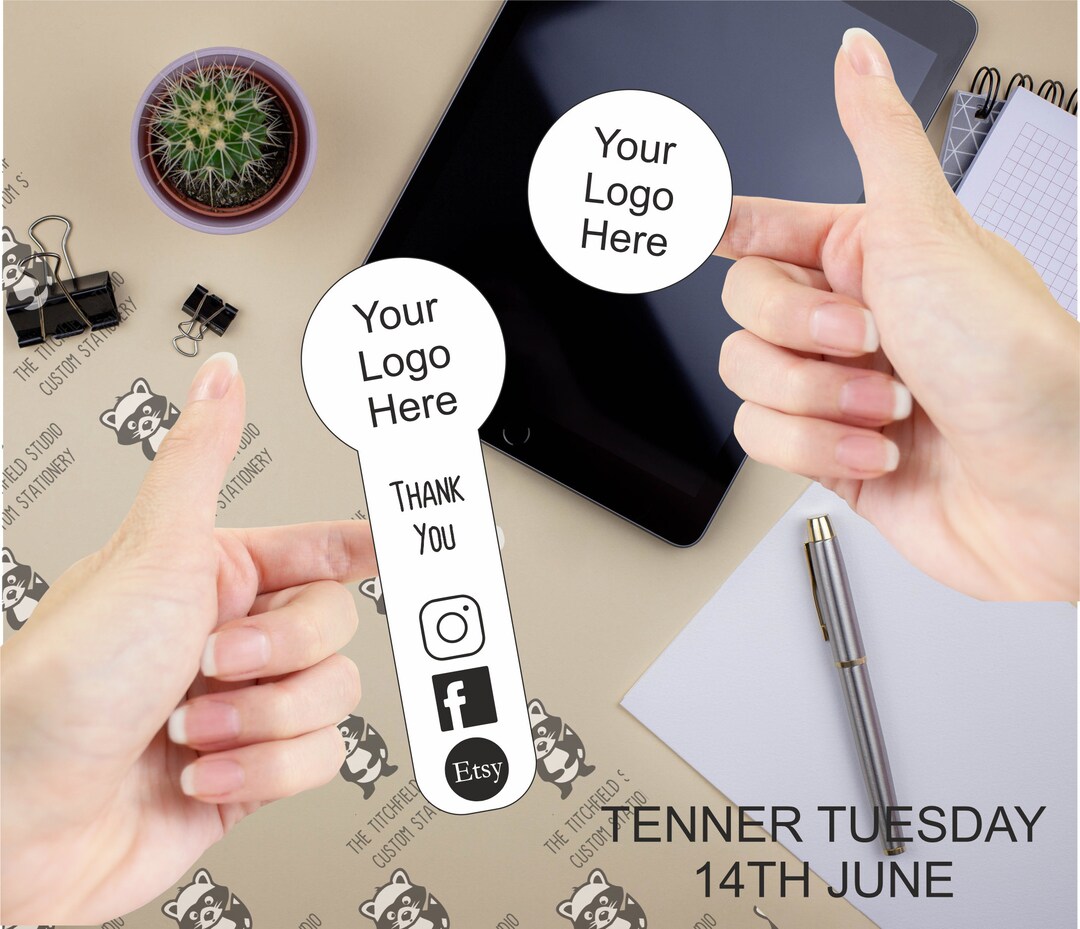 TENNER TUESDAY Logo Box Seals and Logo Stickers - Etsy UK