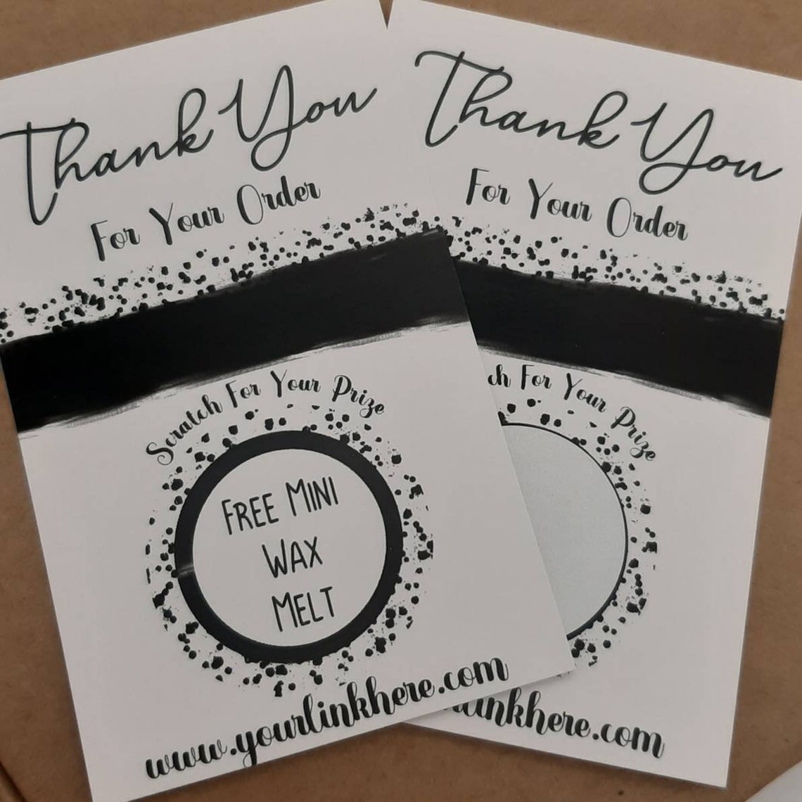 Personalised Custom Scratch Card Discount Card Offer Cards | Etsy