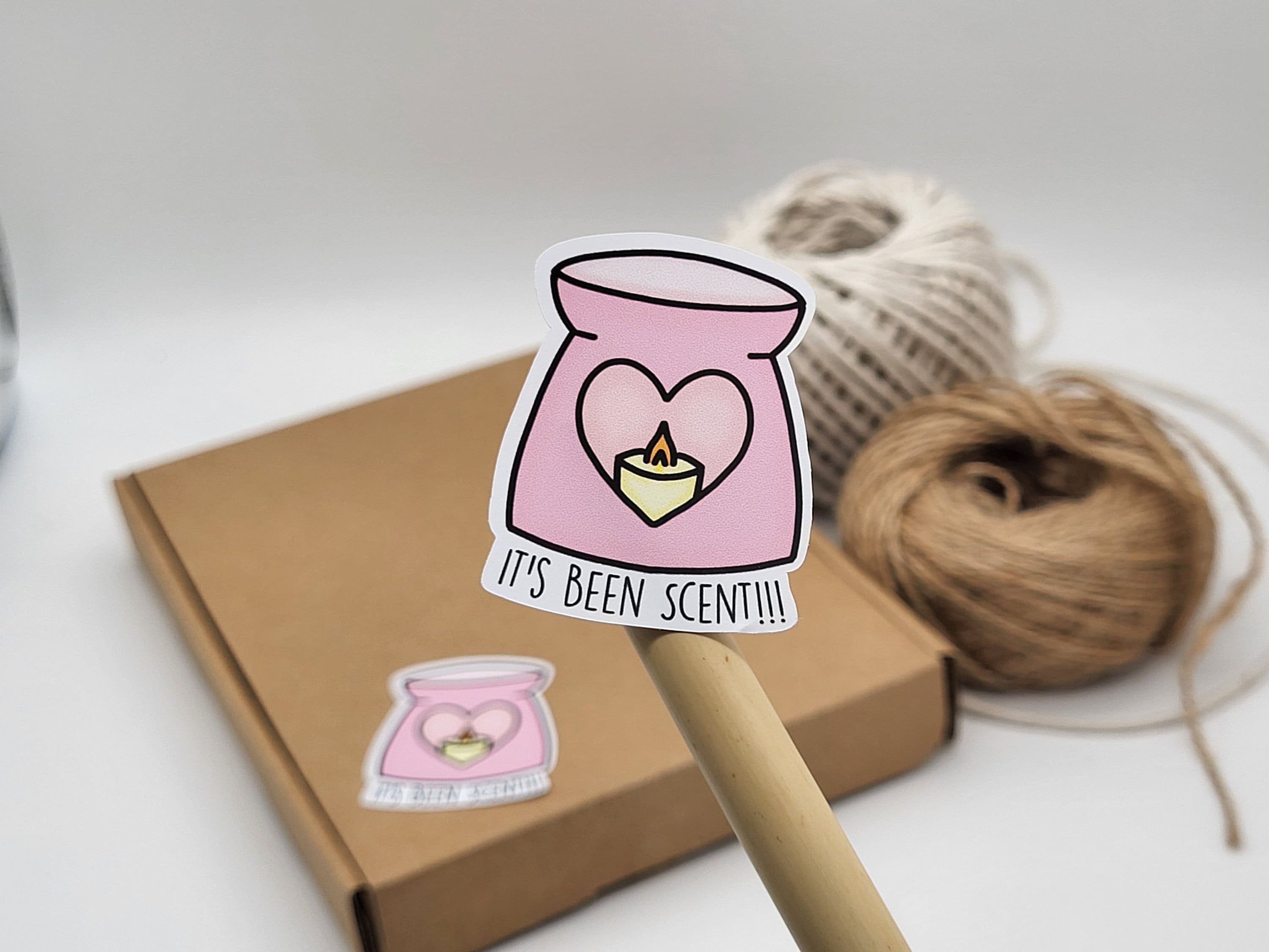 Die Cut Wax Melt Burner. Stickers. It's Been Scent!!! Cute Happy Post ...
