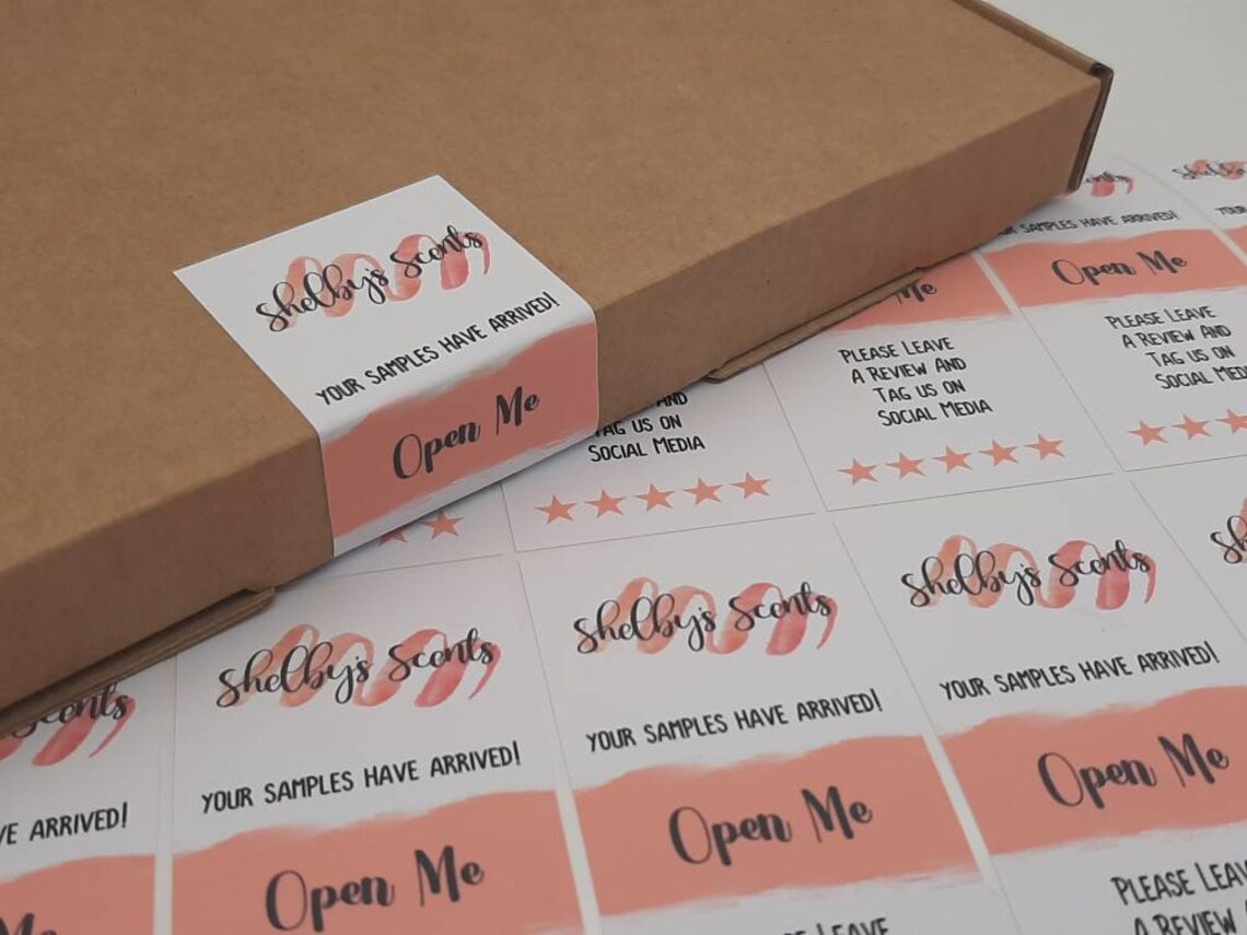 Custom Logo Sticker Box Seals Logo Labels Parcel Stickers | Etsy