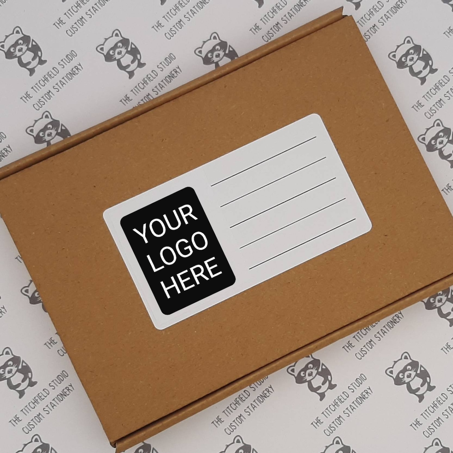 Custom Logo Address Label Envelope Stickers. Cute Happy Post - Etsy UK
