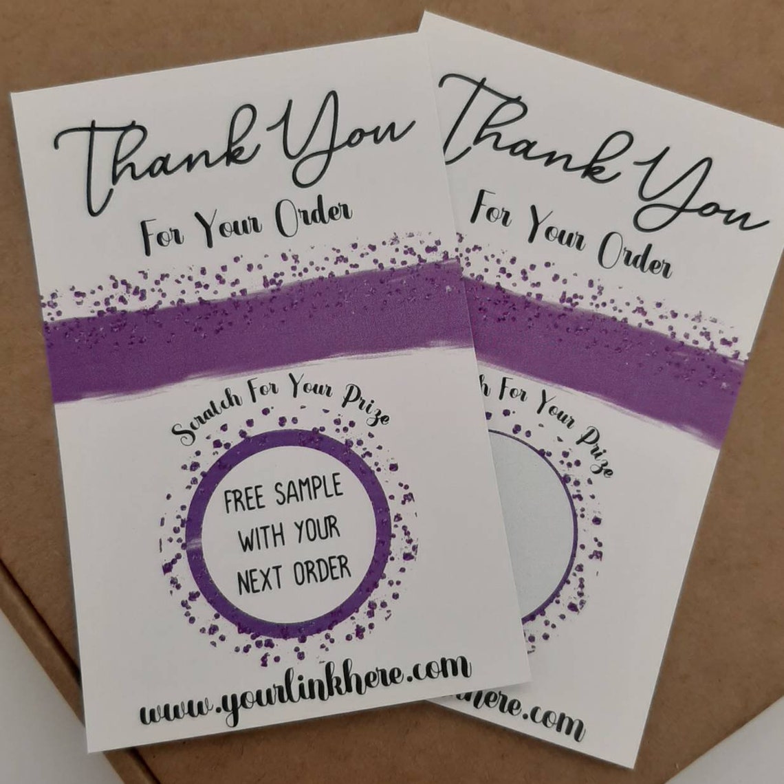 Personalised Custom Scratch Card Discount Card Offer Cards | Etsy