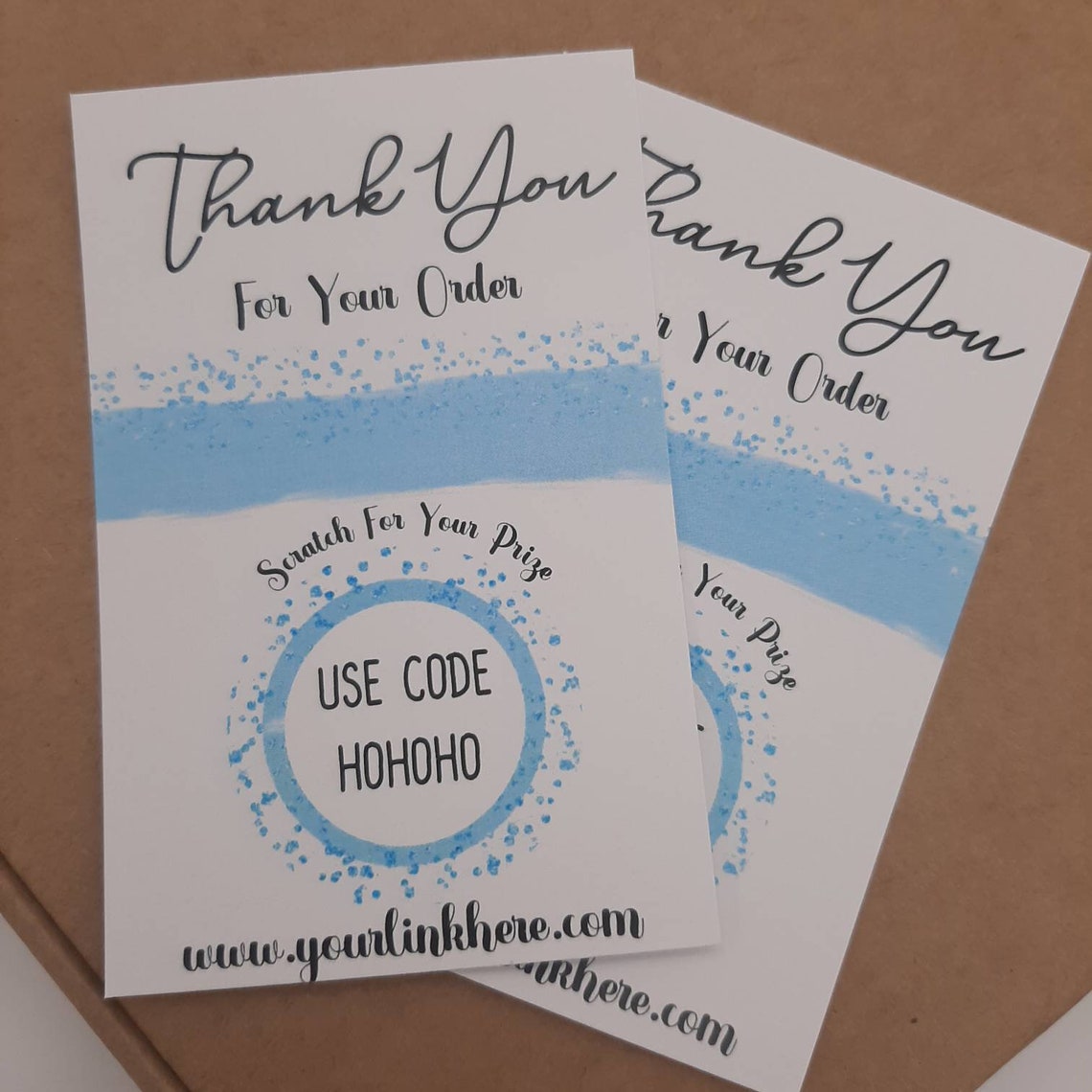 Personalised Custom Scratch Card Discount Card Offer Cards | Etsy