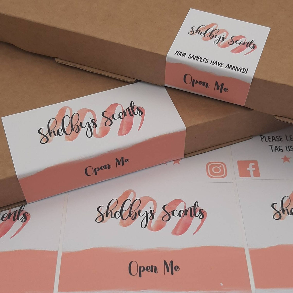 Custom Logo Sticker Box Seals Logo Labels Parcel Stickers | Etsy
