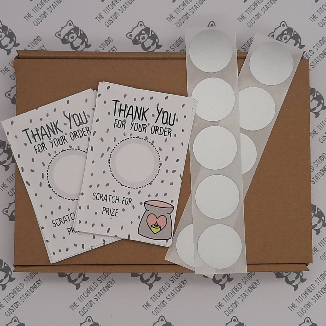 Grey Wax Melt Burner Blank Scratch Cards With Scratch Panels - Etsy UK