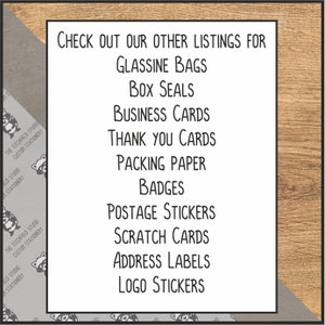 Custom Logo Sticker Box Seals, Logo Labels, Parcel Stickers - Etsy