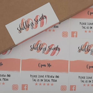 Custom Logo Sticker Box Seals, Logo Labels, Parcel Stickers - Etsy
