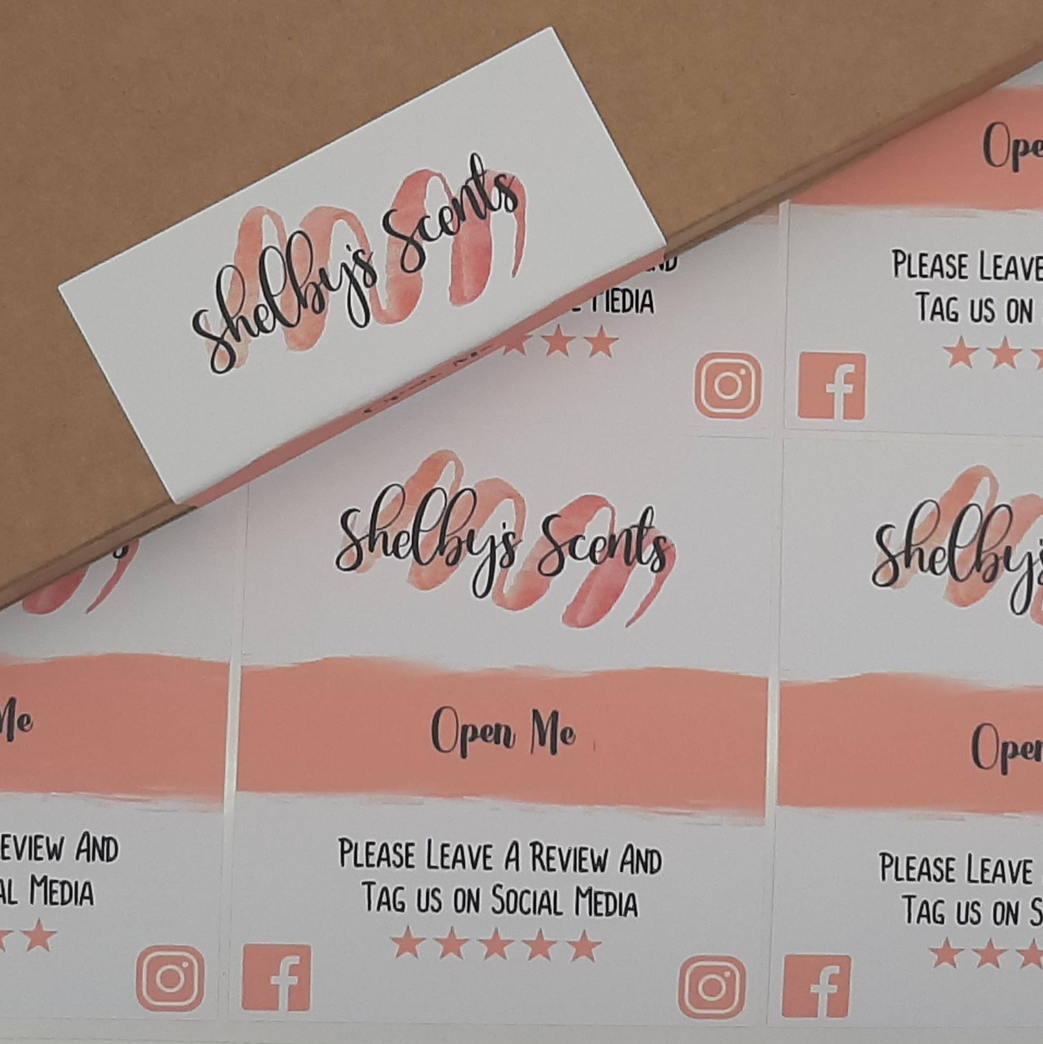 Custom Logo Sticker Box Seals Logo Labels Parcel Stickers | Etsy